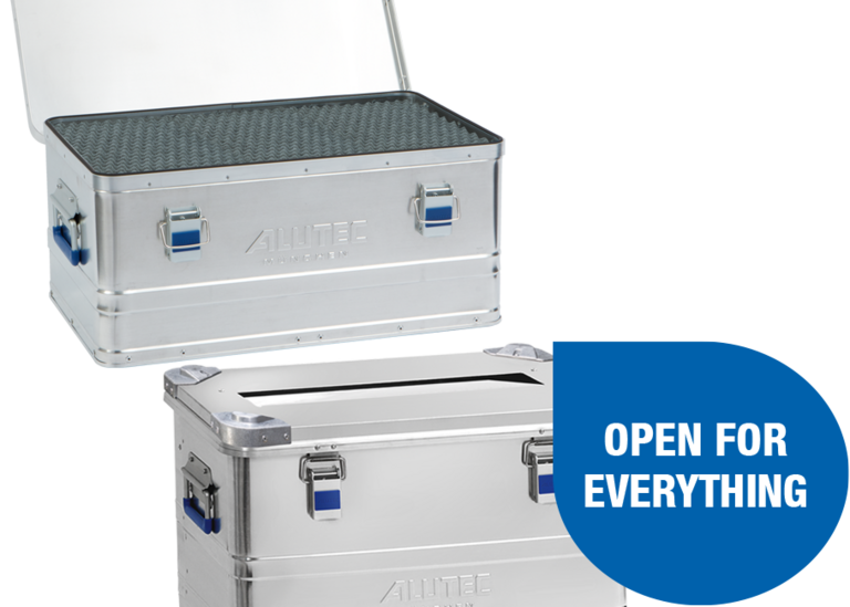 Aluminium crates and boxes